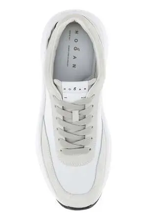 Hogan Two-tone Leather And Suede Maxi I Active Sneakers