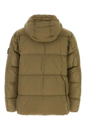 Stone Island Army Nylon Down Jacket