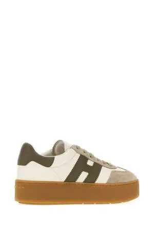 Hogan Multicolor Leather And Suede H698 Sneakers