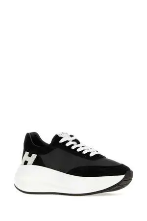 Hogan Leather And Suede Maxi I Active Sneakers