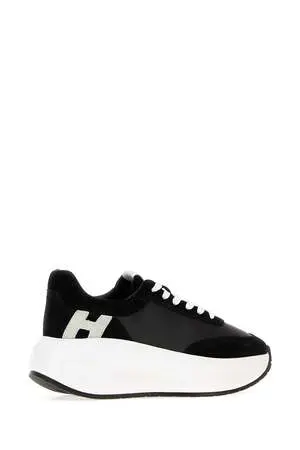 Hogan Leather And Suede Maxi I Active Sneakers