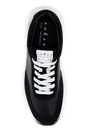 Hogan Leather And Suede Maxi I Active Sneakers