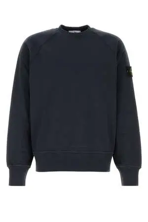 Stone Island Dark Cotton Sweatshirt - Blue