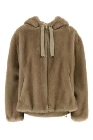 Herno Beige Eco Fur