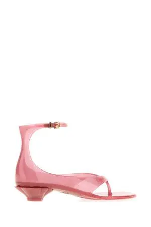 Chloé Dark Tpu Jelly Thong Sandals