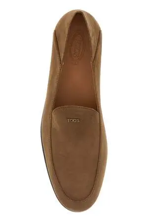 TOD'S Biscuit Suede Loafers