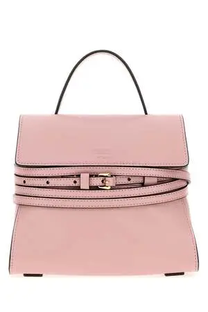 Moschino Nappa Leather Small Tie Me Handbag - Pink