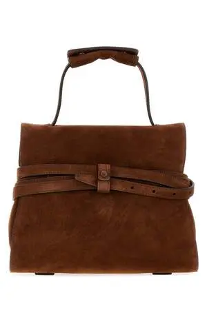 Moschino Suede Regular Tie Me Handbag