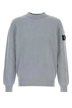 Stone Island Powder Cotton Sweater - Blue