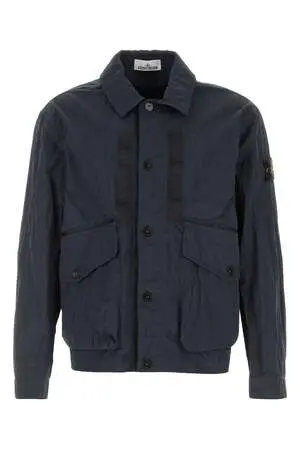Stone Island Dark Nylon Windbreaker - Blue
