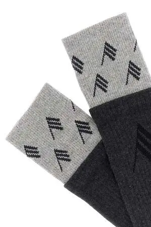 Attico Stretch Cotton Blend Crew Socks