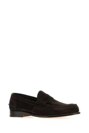 Church's Dark Suede Pembrey Loafers
