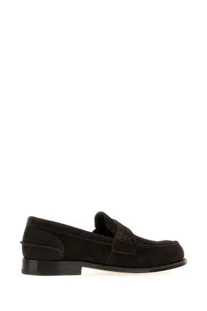 Church's Dark Suede Pembrey Loafers