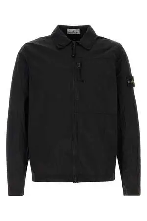 Stone Island Nylon Shirt - Black