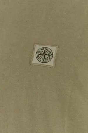 Stone Island Olive Cotton T-shirt