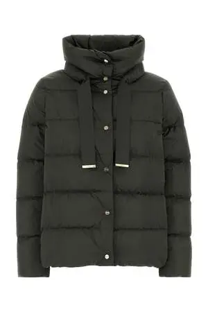 Herno Dark Polyester Down Jacket