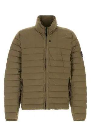 Stone Island Army Stretch Nylon Jacket - Green