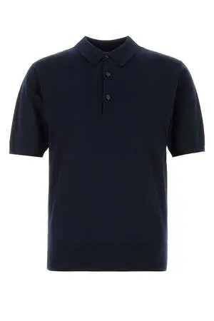 Dries Van Noten Navy Wool Murice Solo Shirt