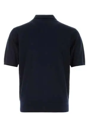 Dries Van Noten Navy Wool Murice Solo Shirt