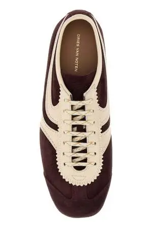Dries Van Noten Grape Suede Sneakers