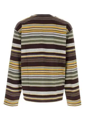 Dries Van Noten Embroidered Cotton Oversize Hember T-shirt