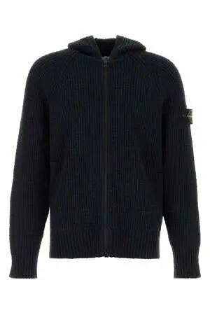 Stone Island Midnight Cotton Blend Sweatshirt - Blue