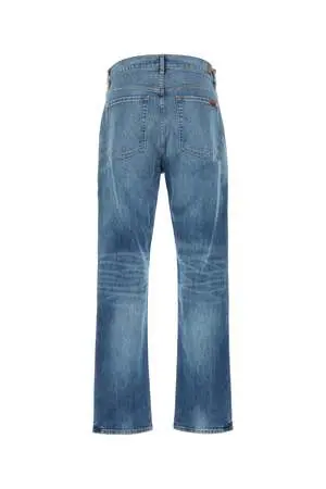 Seven For All Mankind Stonewashed Stretch Denim Jeans