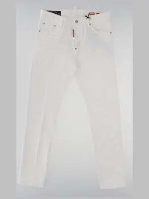 Dsquared2 Cotton Blend Jeans - White