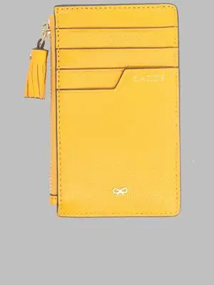 ANYA HINDMARCH Portacarte Sushi No Ko Con Zip - Yellow