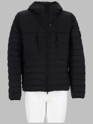 Stone Island Hooded Jacket - Black