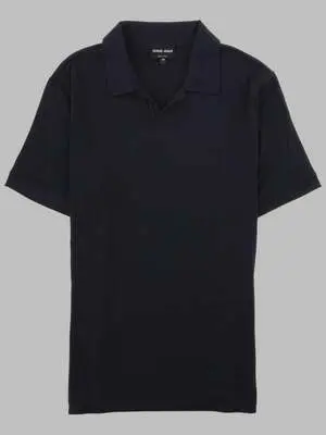 Giorgio Armani Short Sleeve Polo - Blue