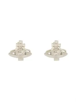VIVIENNE WESTWOOD Orb Stud Earrings - Silver