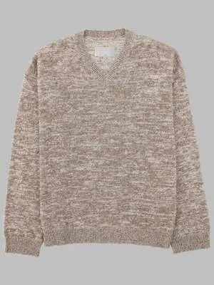 MAISON MARGIELA V-neck Sweater - Cream