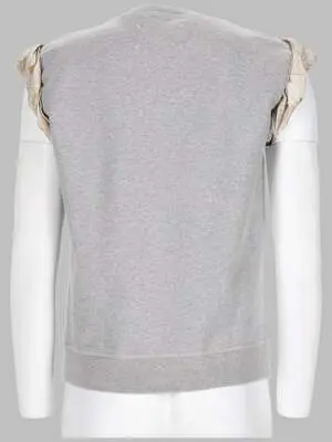 MAISON MARGIELA Cotton And Silk Blend Top - Gray