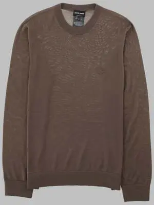 Giorgio Armani GIORGIO ARMANI Crew Neck Pullover White