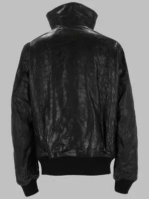 Rick Owens Zip-up Bomber Jacket - Black