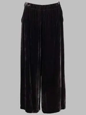 P.a.r.o.s.h Pantalone In Viscosa Misto Seta - Brown