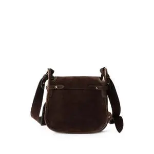 Prada Suede Corsaire Bag - Brown
