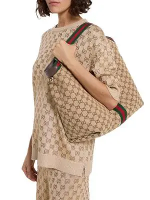 Gucci Lily Shopping Bag Large - Cream
