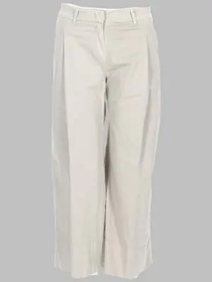FAY Pantalone In Cotone - White