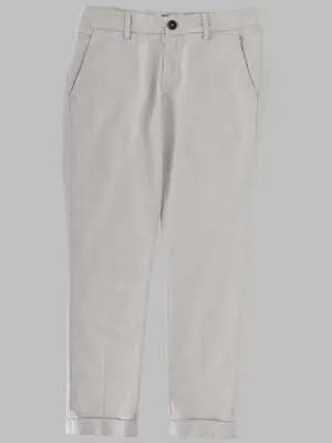FAY Cotton Blend Trousers - Gray
