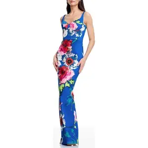 Dress The Population Elijah Floral Sheath Gown