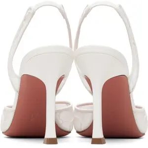 Amina Muaddi Camelia Lace Sling 90 High-heeled Sandals