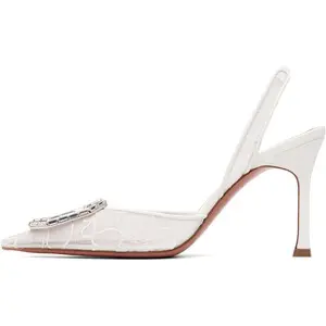 Amina Muaddi Camelia Lace Sling 90 High-heeled Sandals