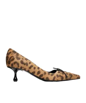 JIMMY CHOO Scarlett 50 Kitten Heel Pumps - Natural