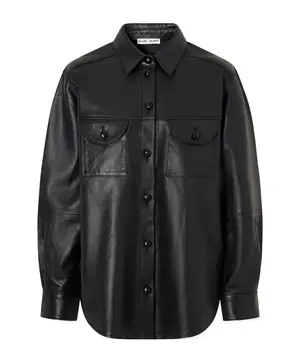 BLAZÉ MILANO Berber Leather Shirt