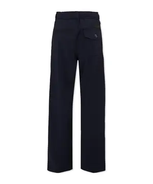 LANVIN Drawstring Pressed-crease Trousers