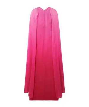 TOM FORD Cape-effect Silk-crepon Gown