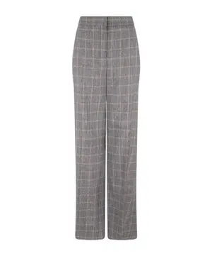 Stella McCartney Checked Casual Trousers - Grey