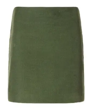 BLAZÉ MILANO Coci Cotton-corduroy Mini Skirt